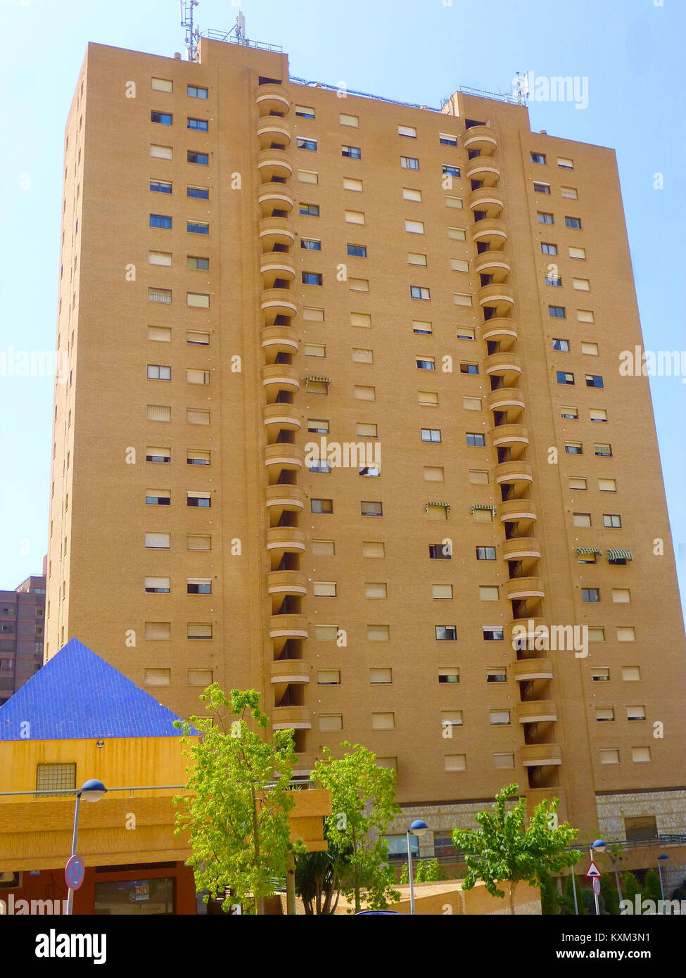 Photograph of Coblanca Urbanization in Benidorm, Spain, showing high ...