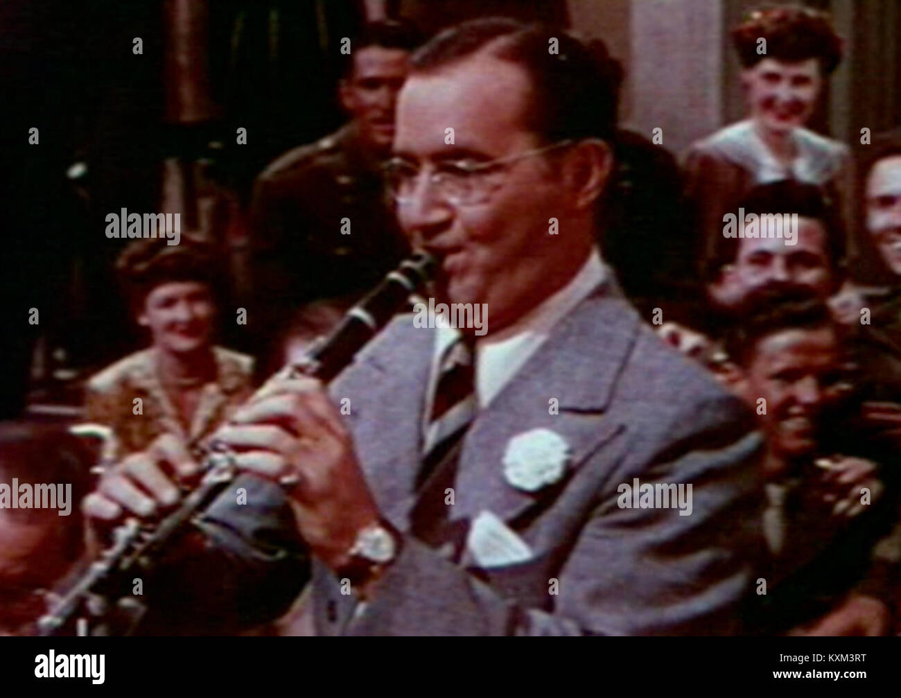 This image features Benny Goodman in a scene from the 1943 film The ...