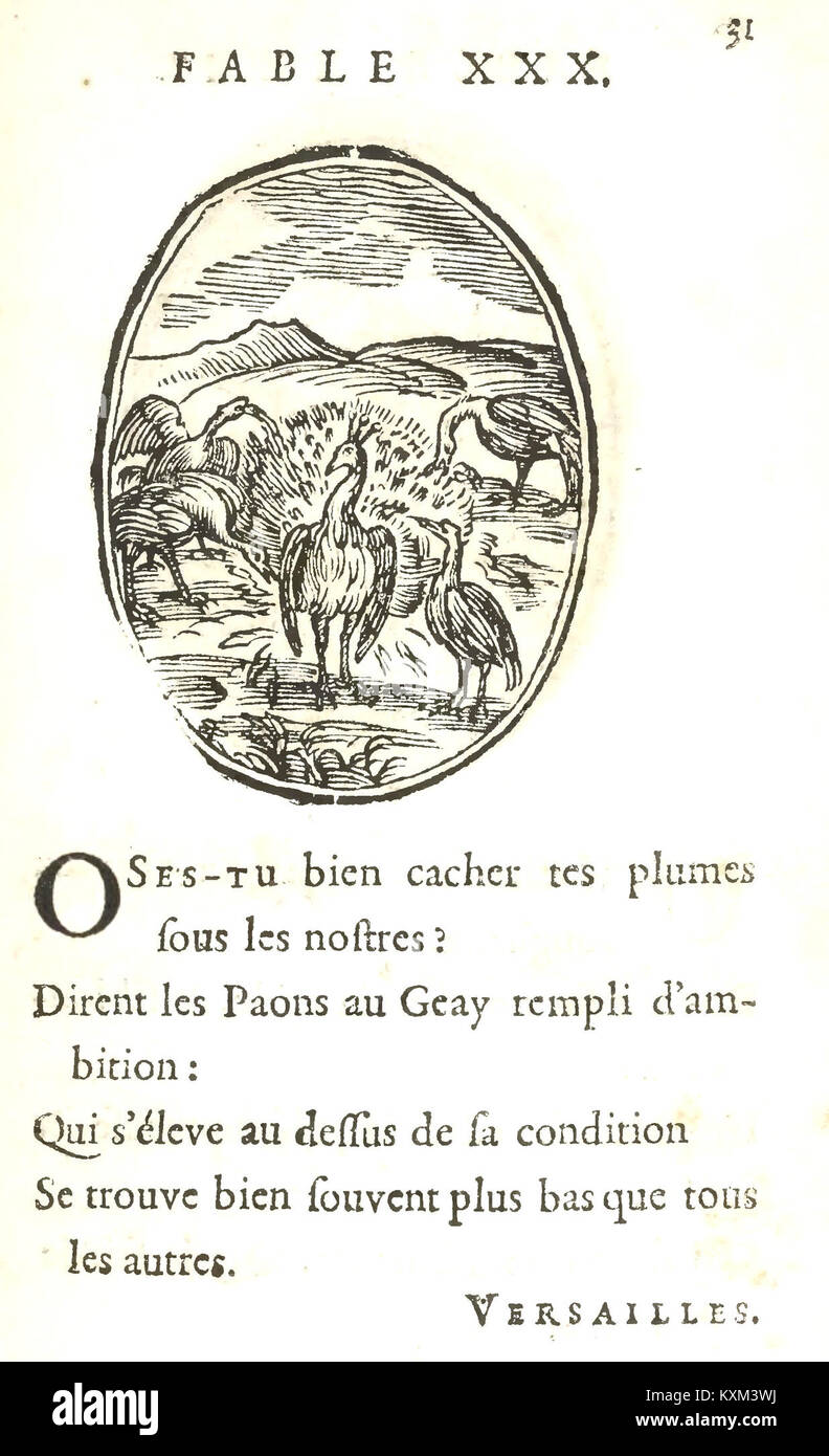 A 1678 edition of 'Fables d'Aesop en quatrains' by Benserade, a French ...