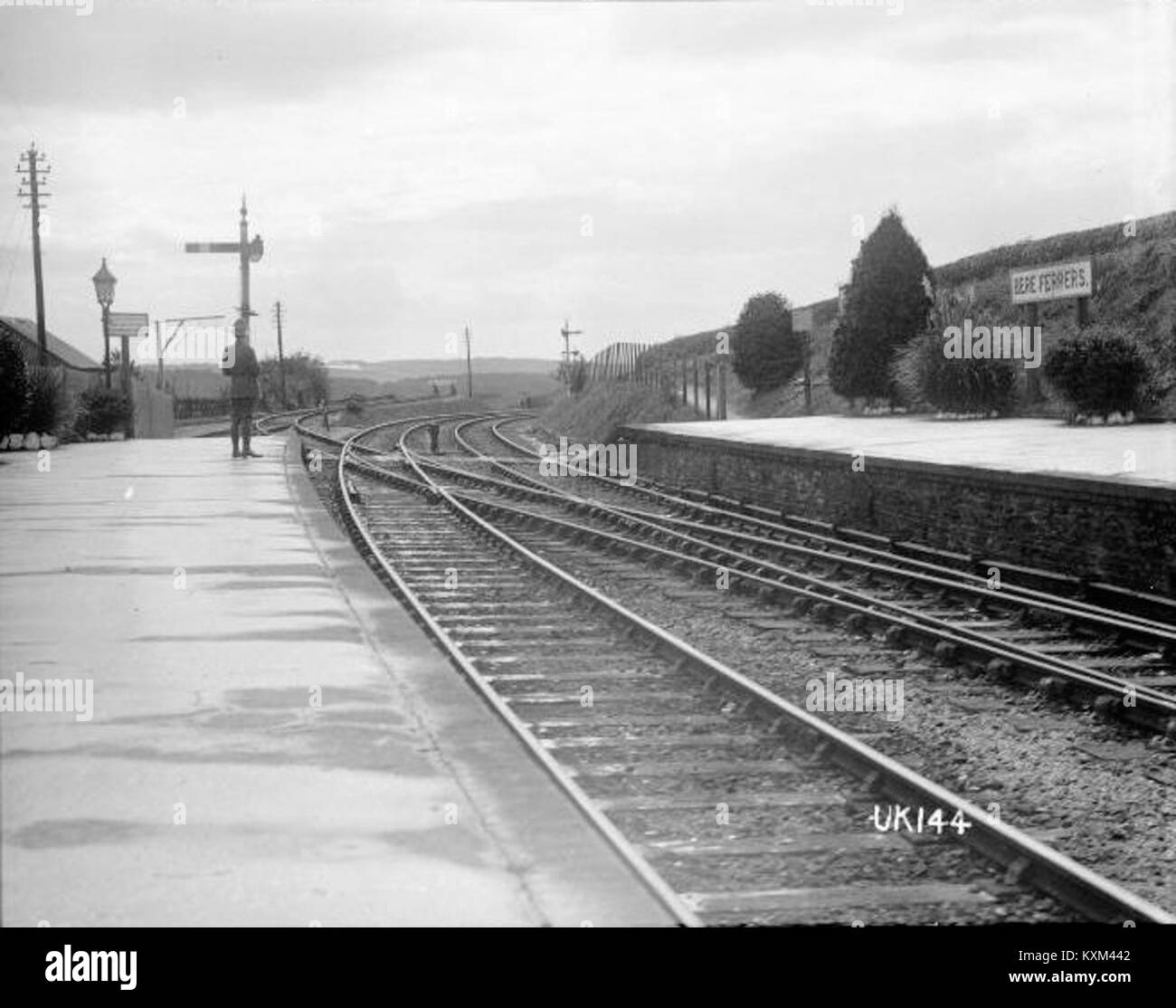 Bere ferrers station Black and White Stock Photos & Images - Alamy