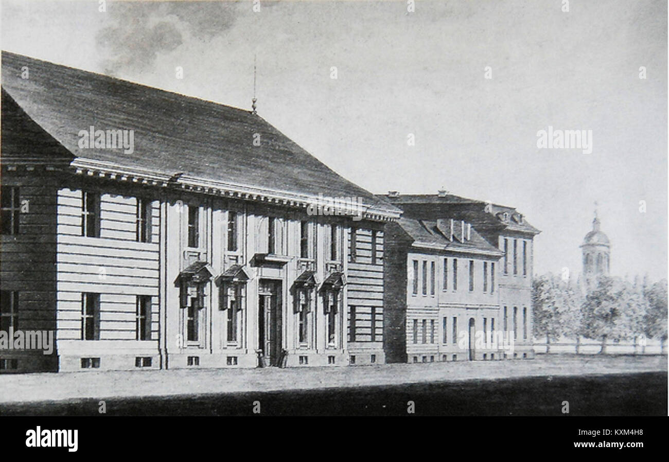 A historical gabled house in Berlin from around 1700, highlighting the ...