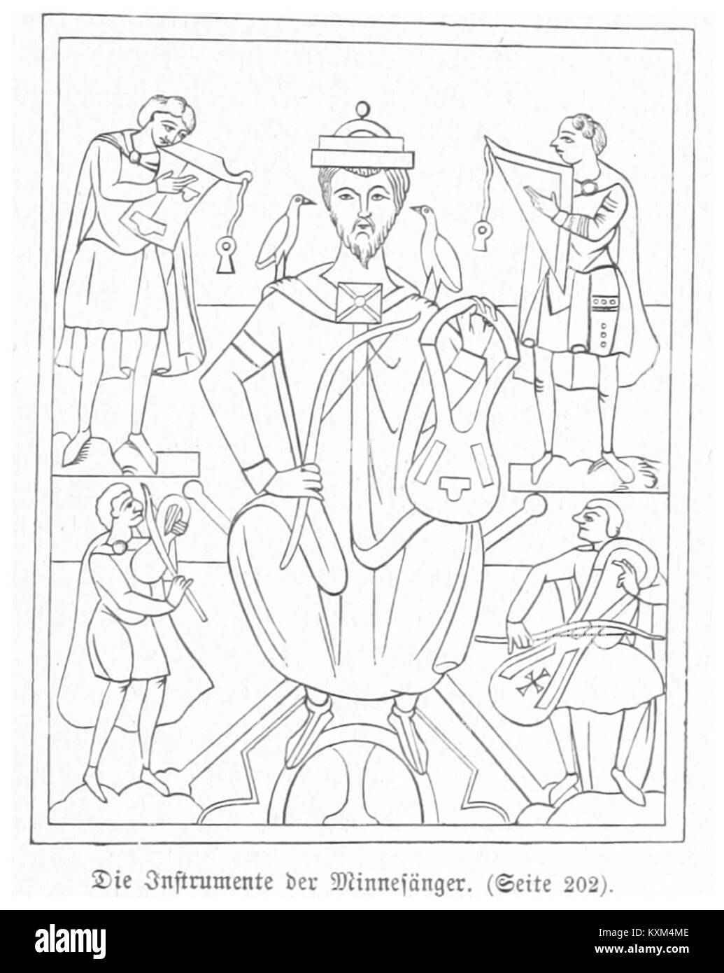 German medieval poets hi-res stock photography and images - Alamy