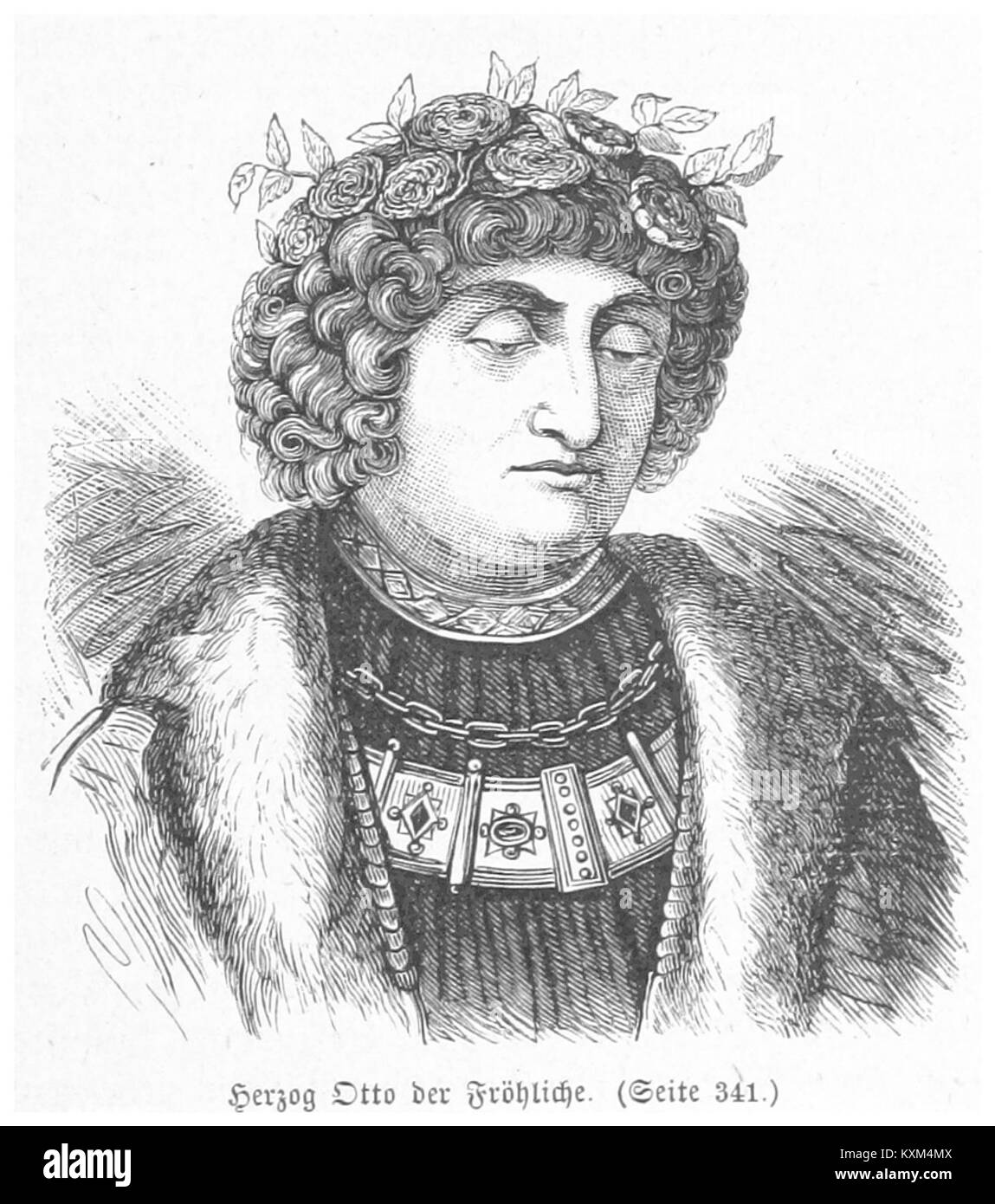 This image or document, from 1880, depicts Herzog Otto der Fröhliche, a ...