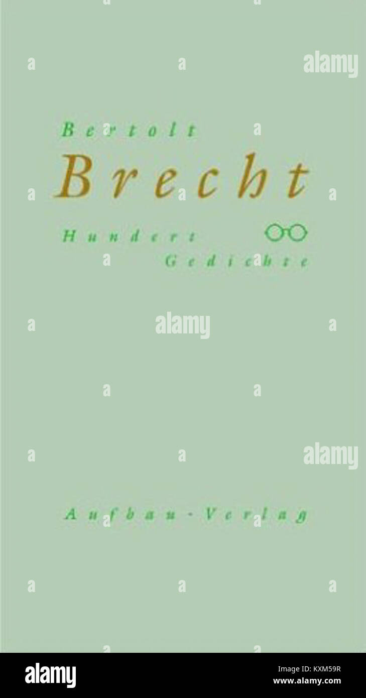 Bertolt brecht hi-res stock photography and images - Alamy