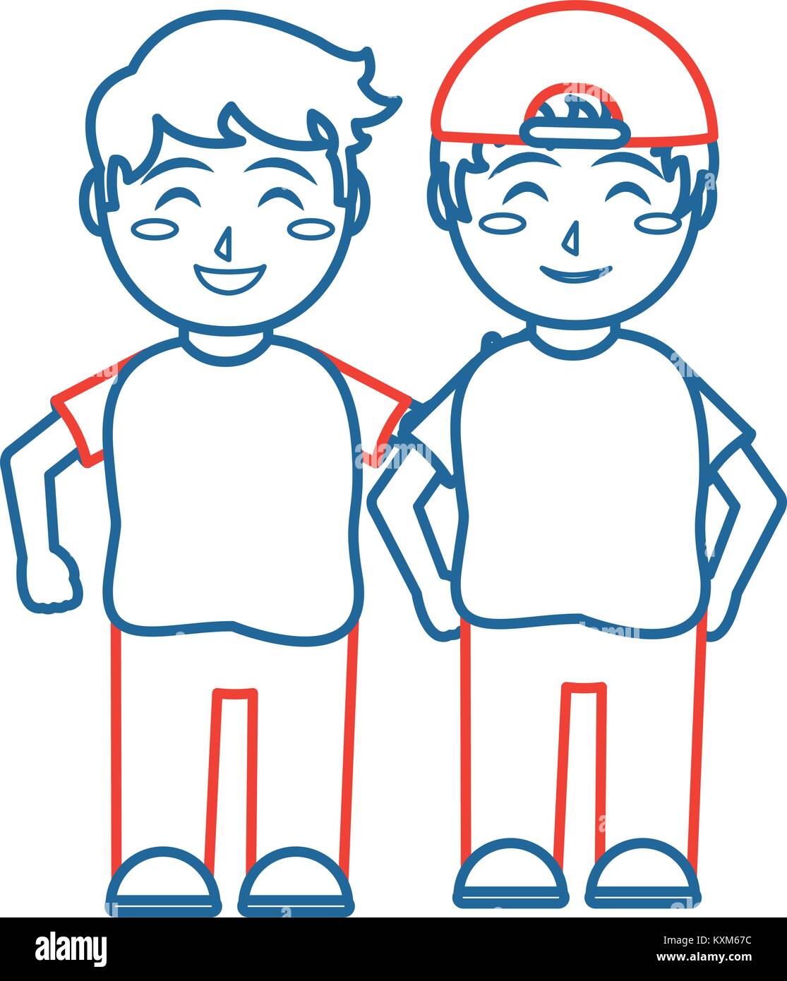 Boys cartoon design Stock Vector Image & Art - Alamy