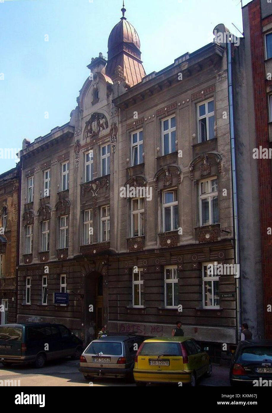 The building at Sixta 13 in Bielsko-Biała, Poland, represents ...