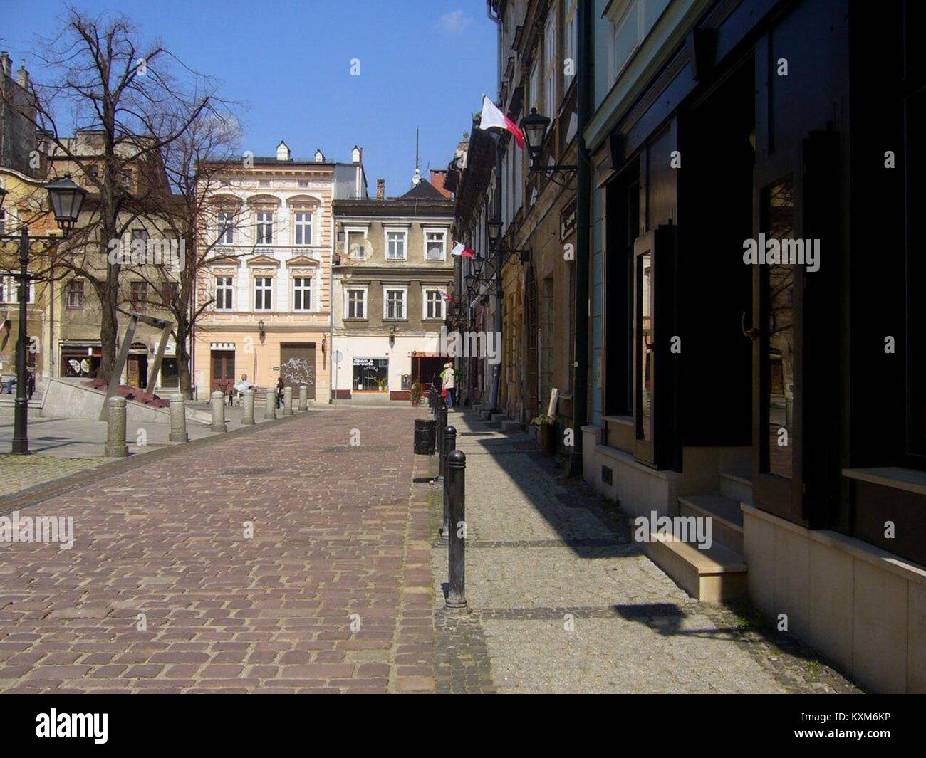 This historical photograph of Bielsko-Biała, Poland, shows early 20th ...