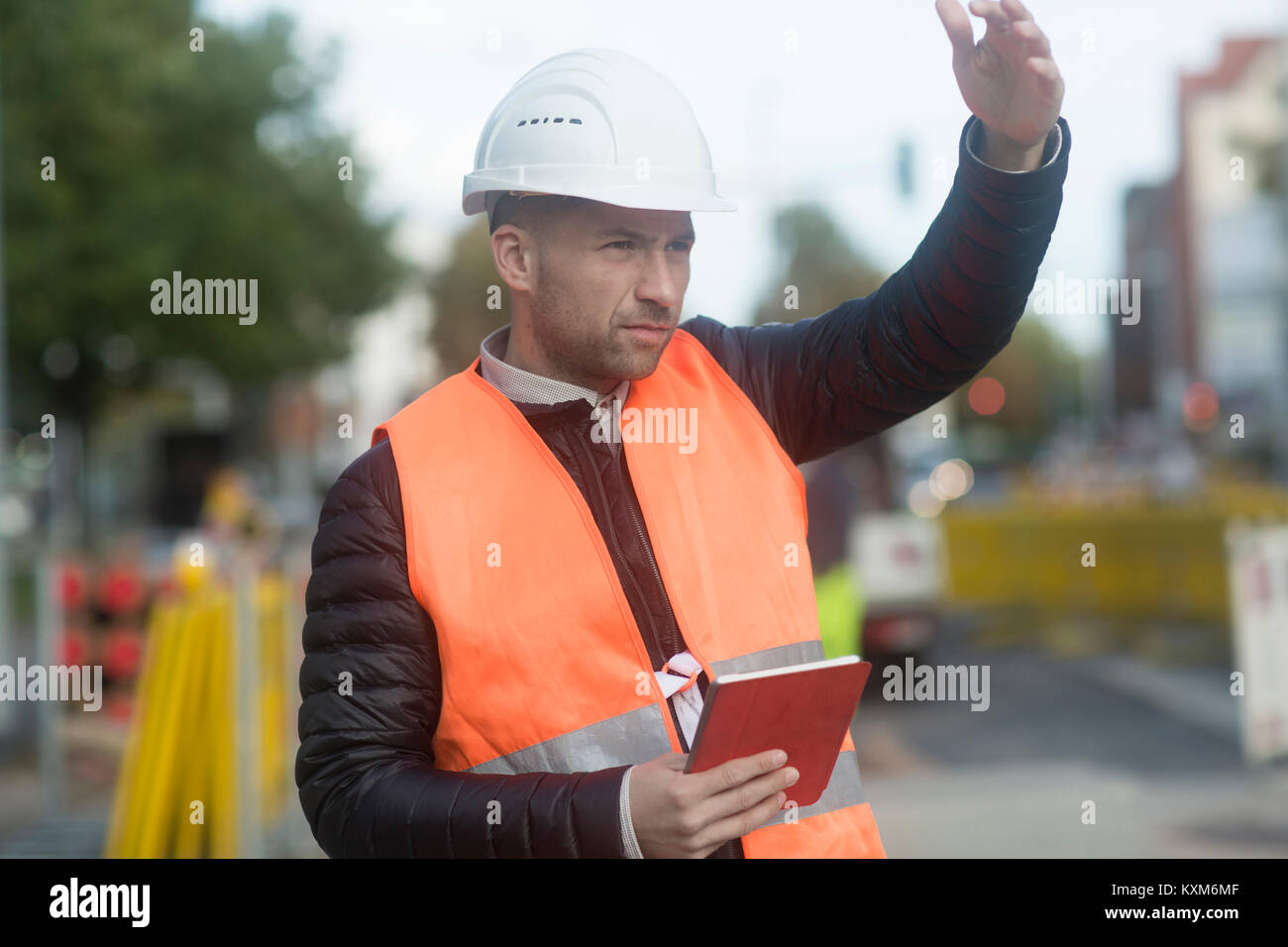 Hand signalling hi-res stock photography and images - Alamy
