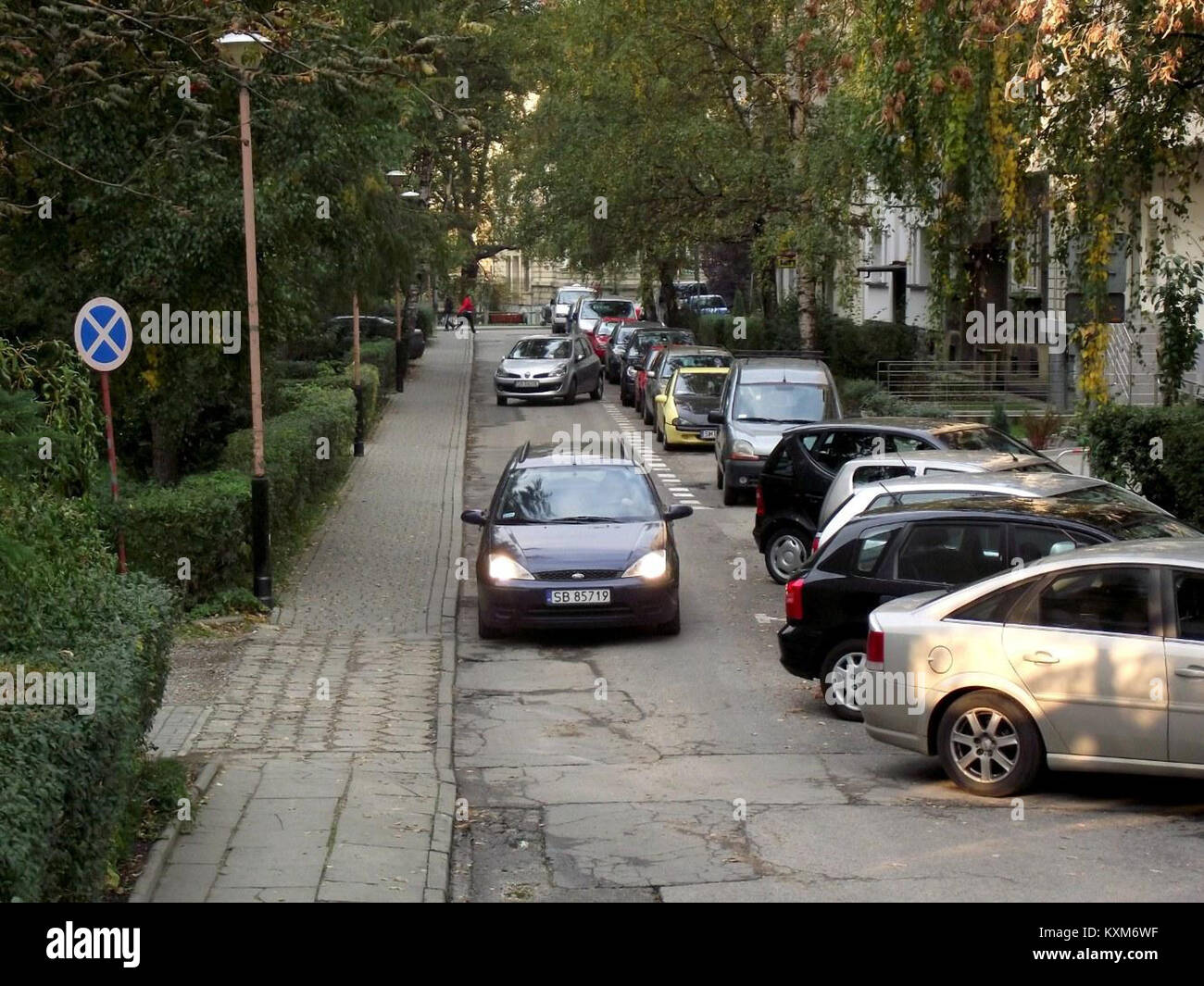 Bielsko-Biała, southern Poland, features urban architecture and a ...