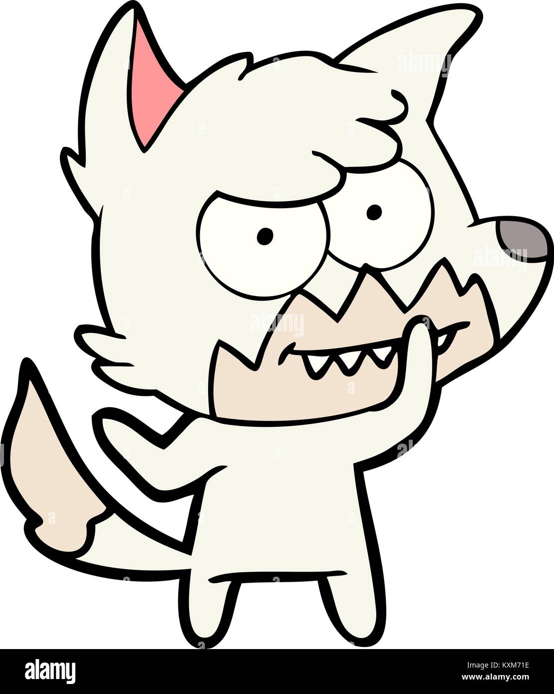 cartoon grinning fox Stock Vector Image & Art - Alamy