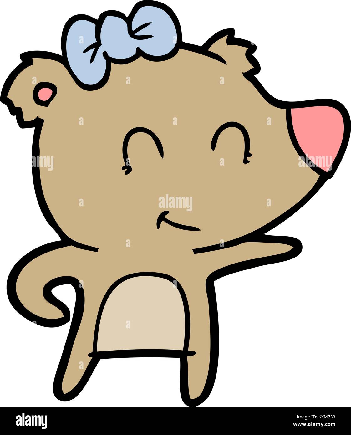 female bear cartoon Stock Vector Image & Art - Alamy