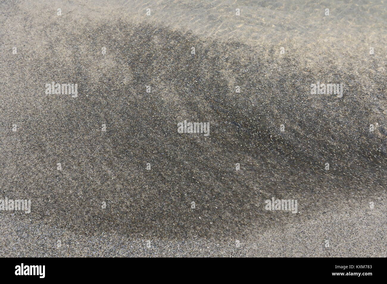 Interesting patterns in sand on a riverbed, sand Stock Photo - Alamy