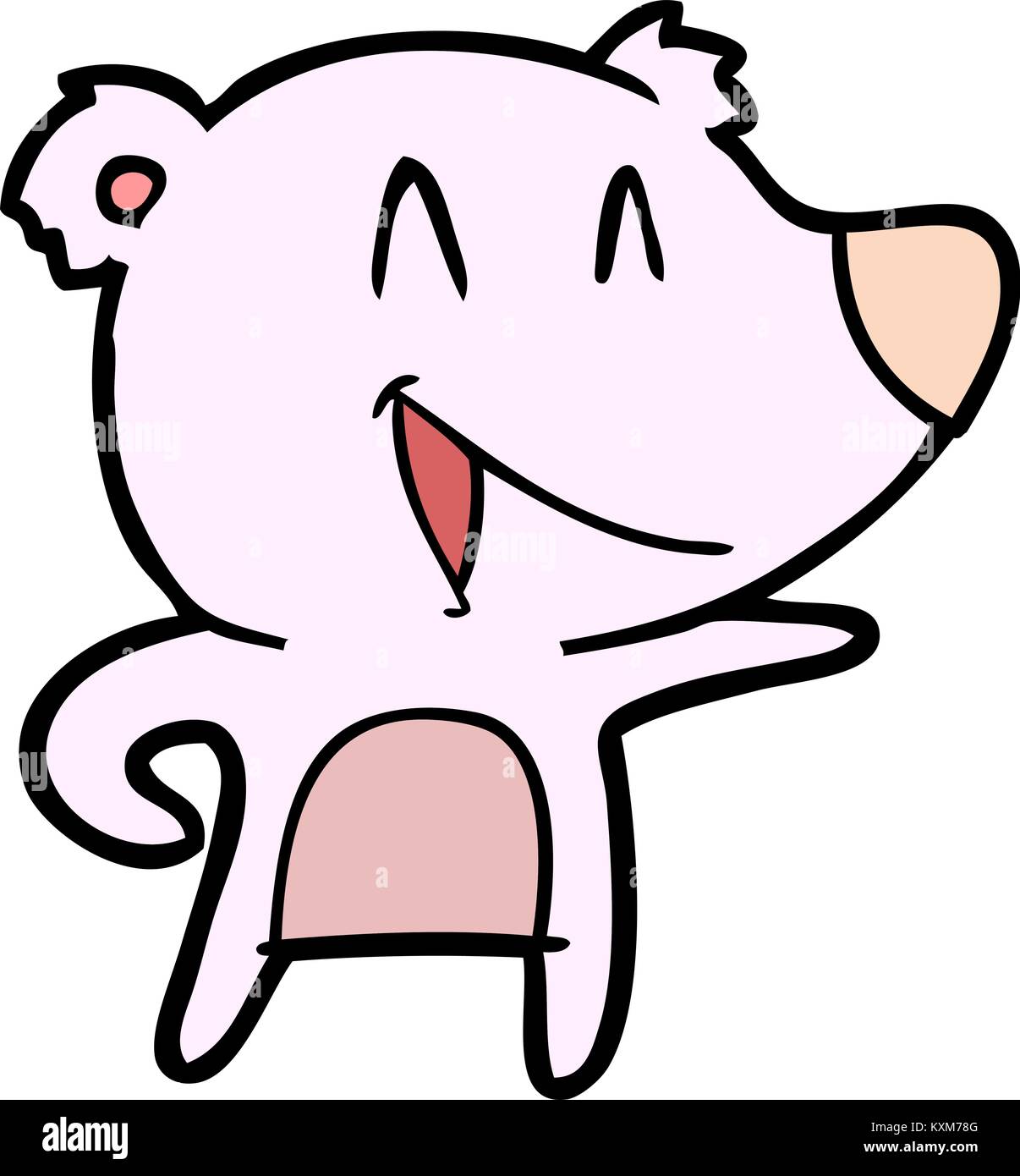 laughing bear cartoon Stock Vector Image & Art - Alamy