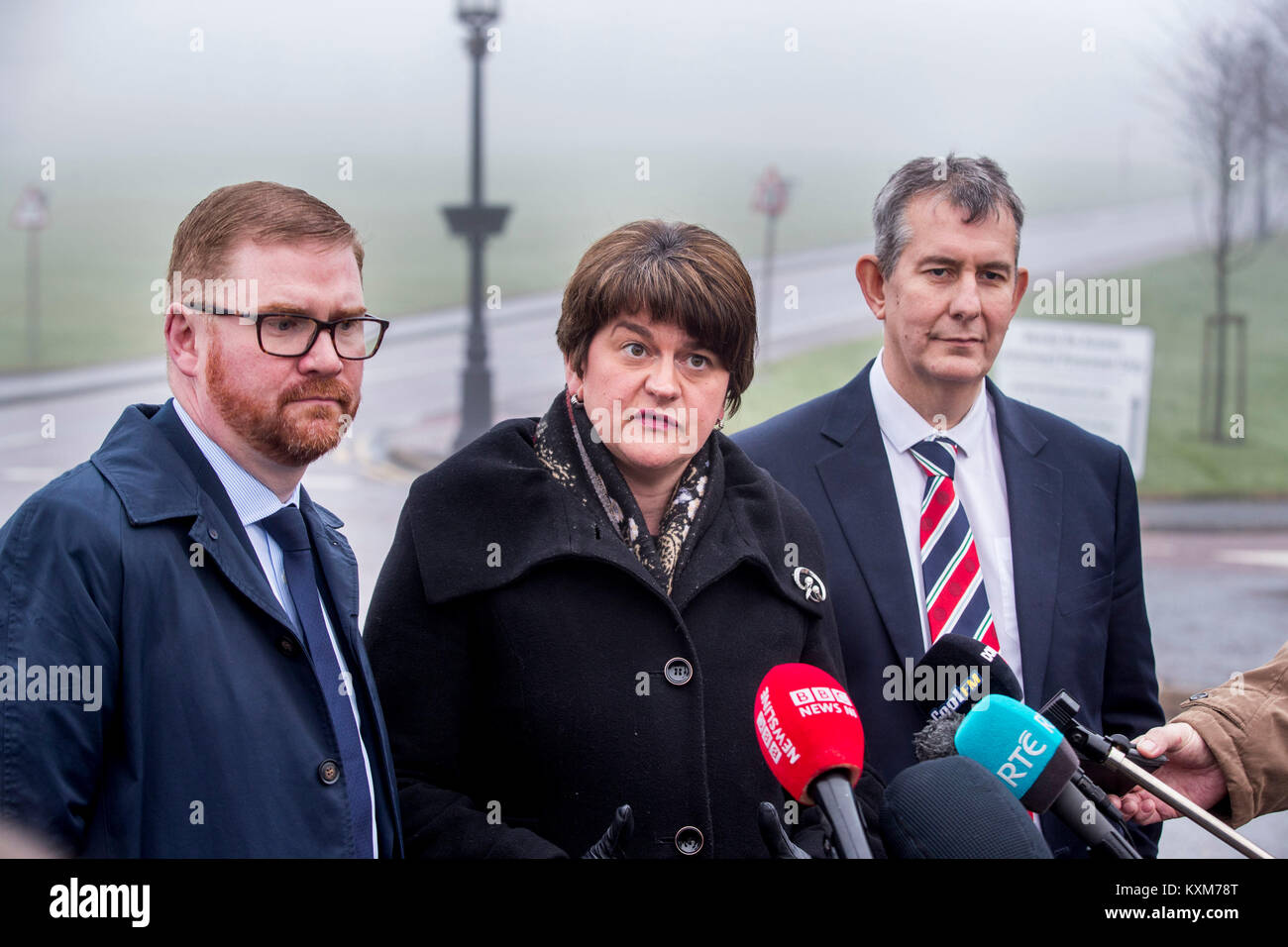 Edwin poots arlene foster hi-res stock photography and images - Alamy