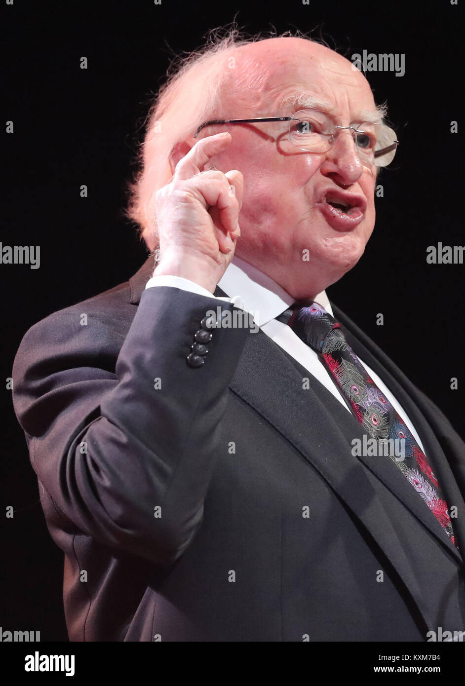 President Michael D Higgins officially opens the BT Young Scientist and ...