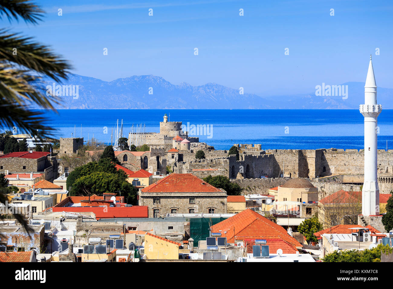 Rhodes Town. Rhodes, Greece Stock Photo - Alamy