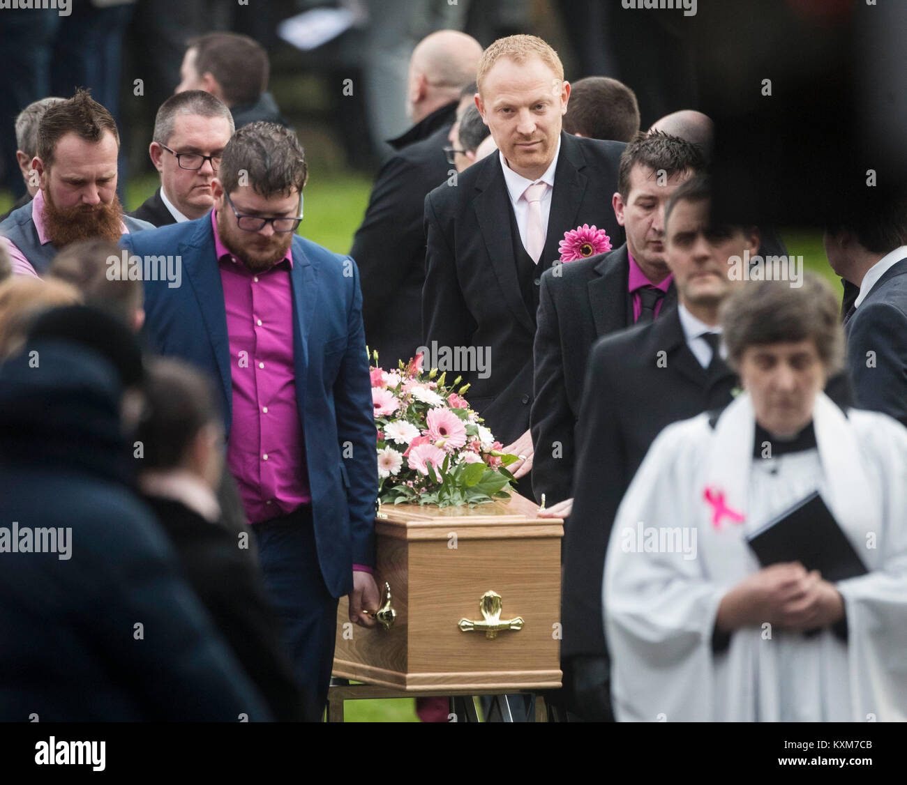 Who was stabbed to death as she in supermarket hi-res stock photography ...