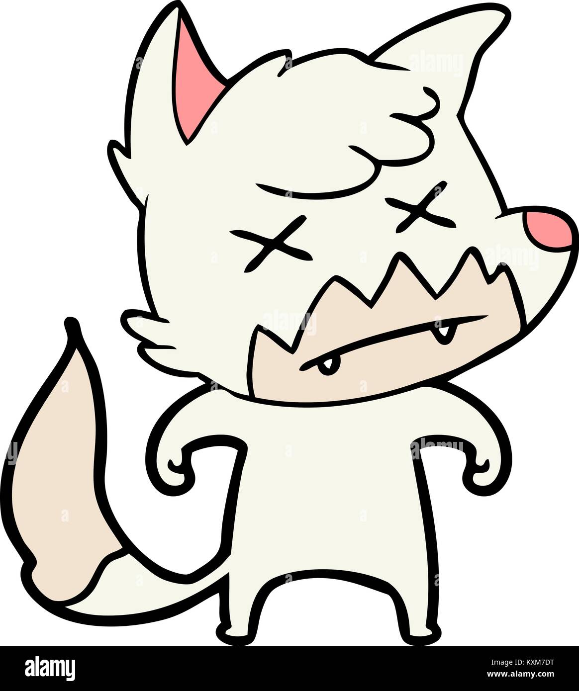 cartoon dead fox Stock Vector Image & Art - Alamy