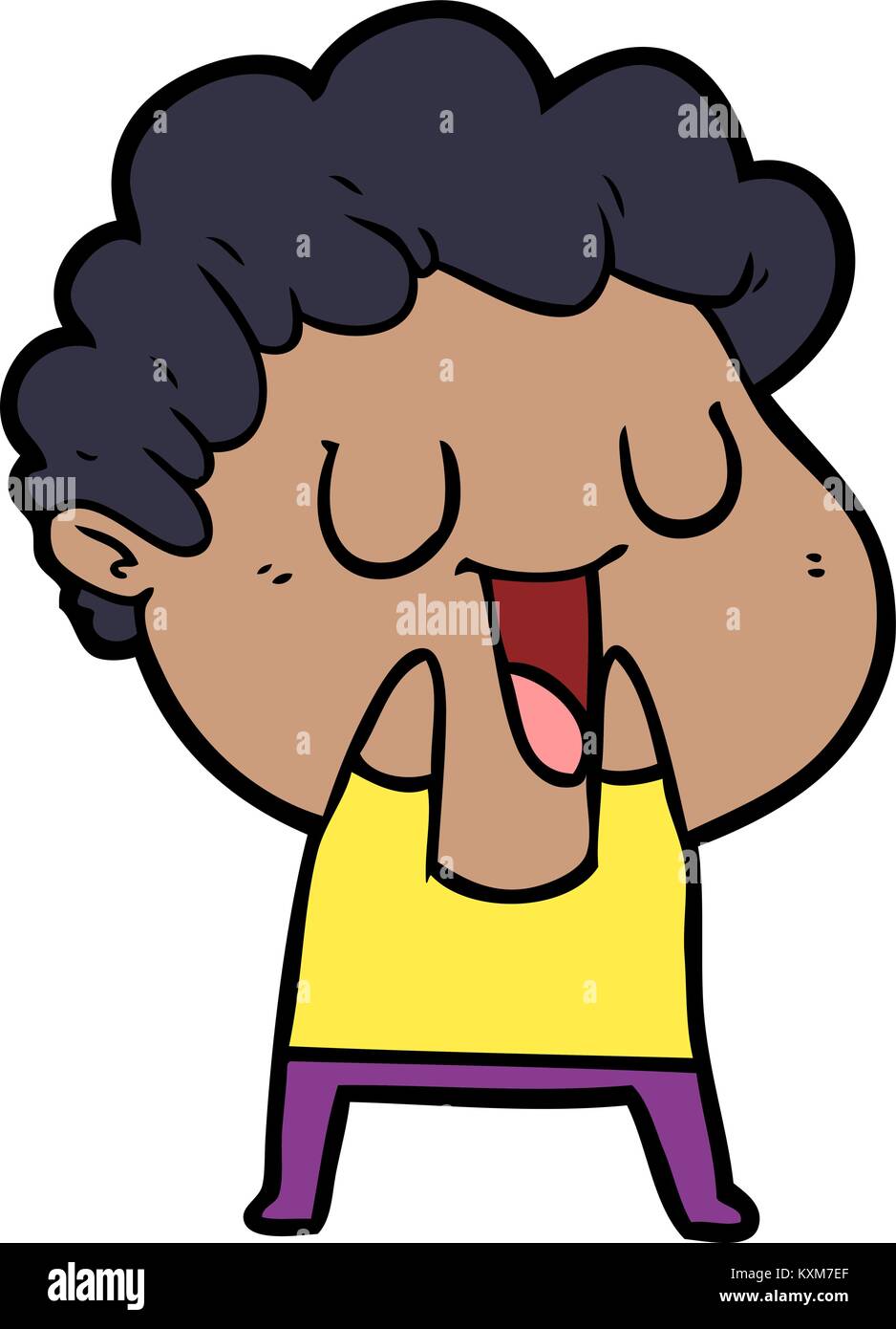 laughing cartoon man Stock Vector Image & Art - Alamy