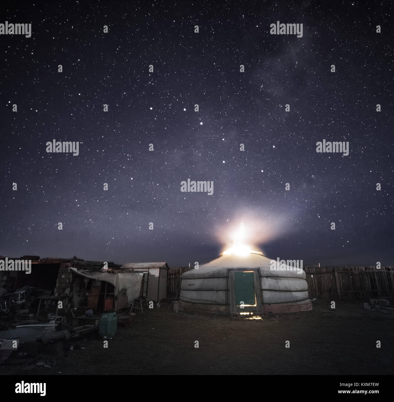 Mongolia nightsky hi-res stock photography and images - Alamy