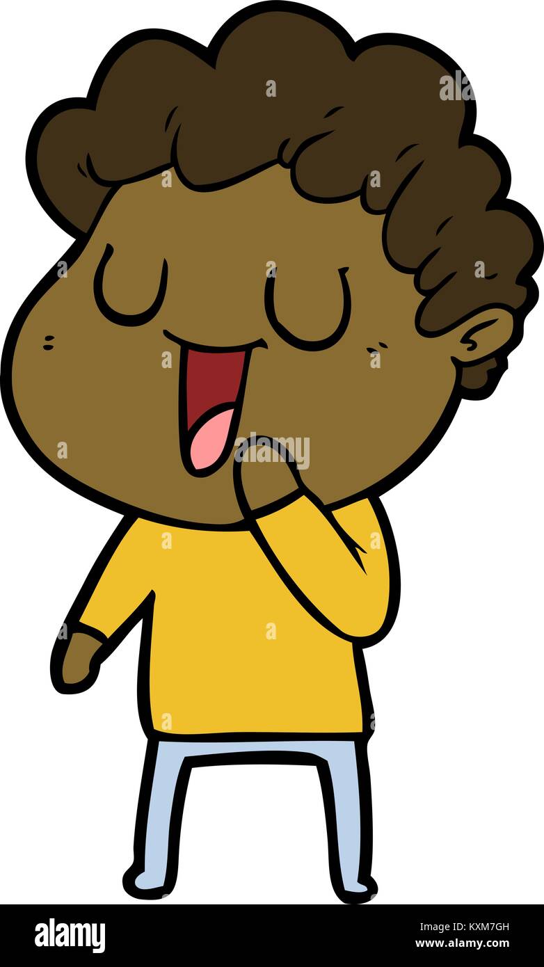 laughing cartoon man Stock Vector Image & Art - Alamy