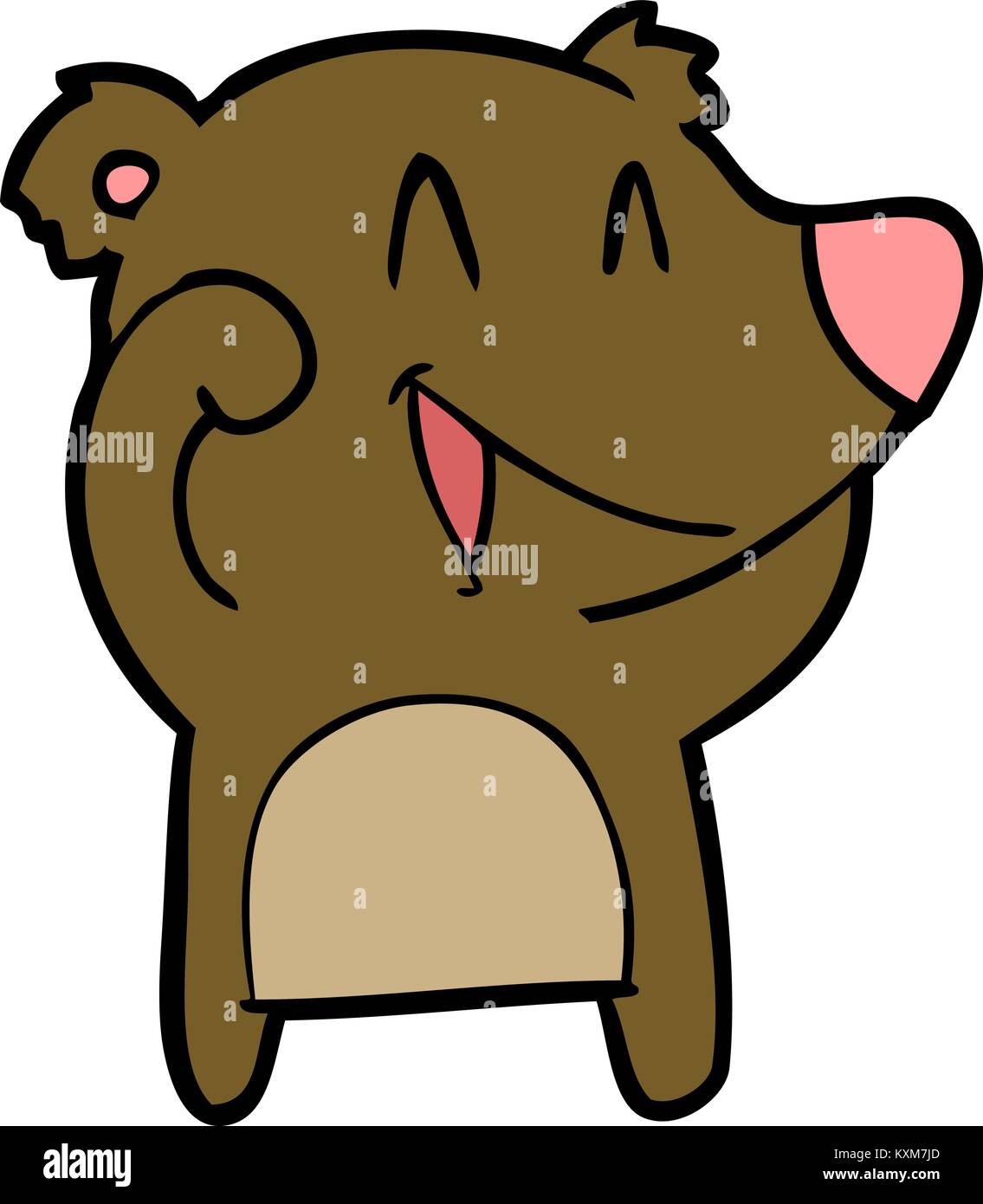 laughing bear cartoon Stock Vector Image & Art - Alamy