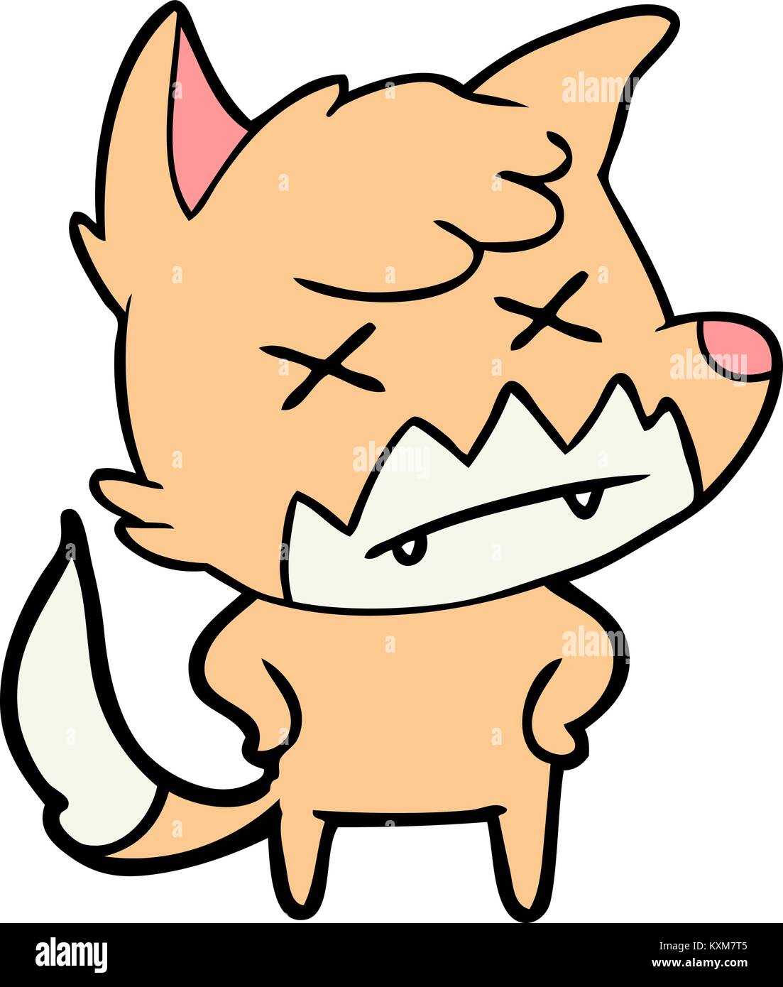 cartoon dead fox Stock Vector Image & Art - Alamy