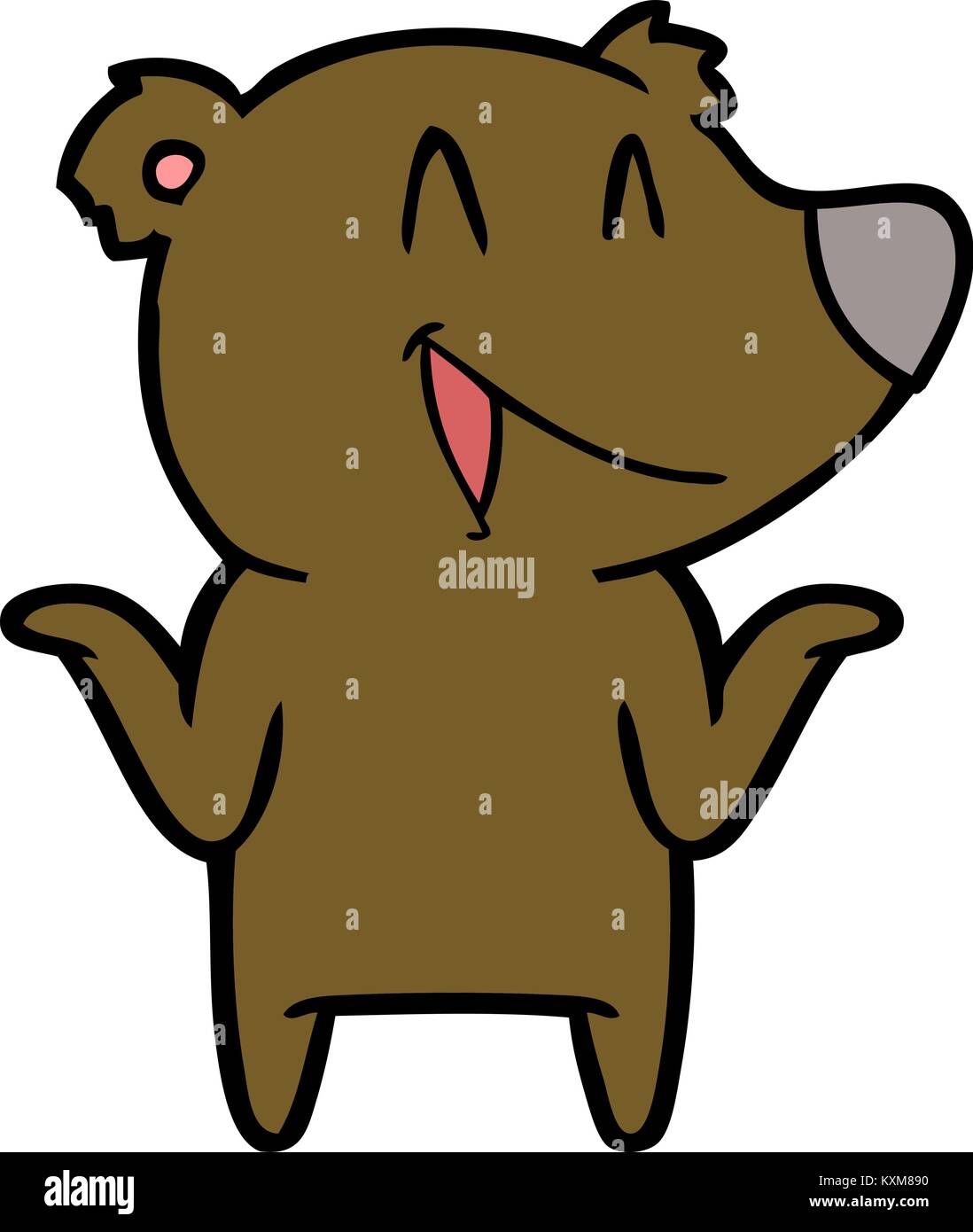 laughing bear cartoon Stock Vector Image & Art - Alamy