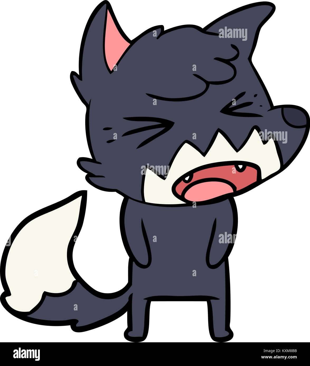 angry cartoon fox Stock Vector Image & Art - Alamy