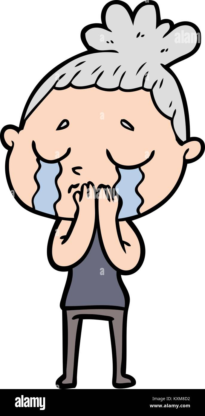 cartoon crying woman Stock Vector Image & Art - Alamy