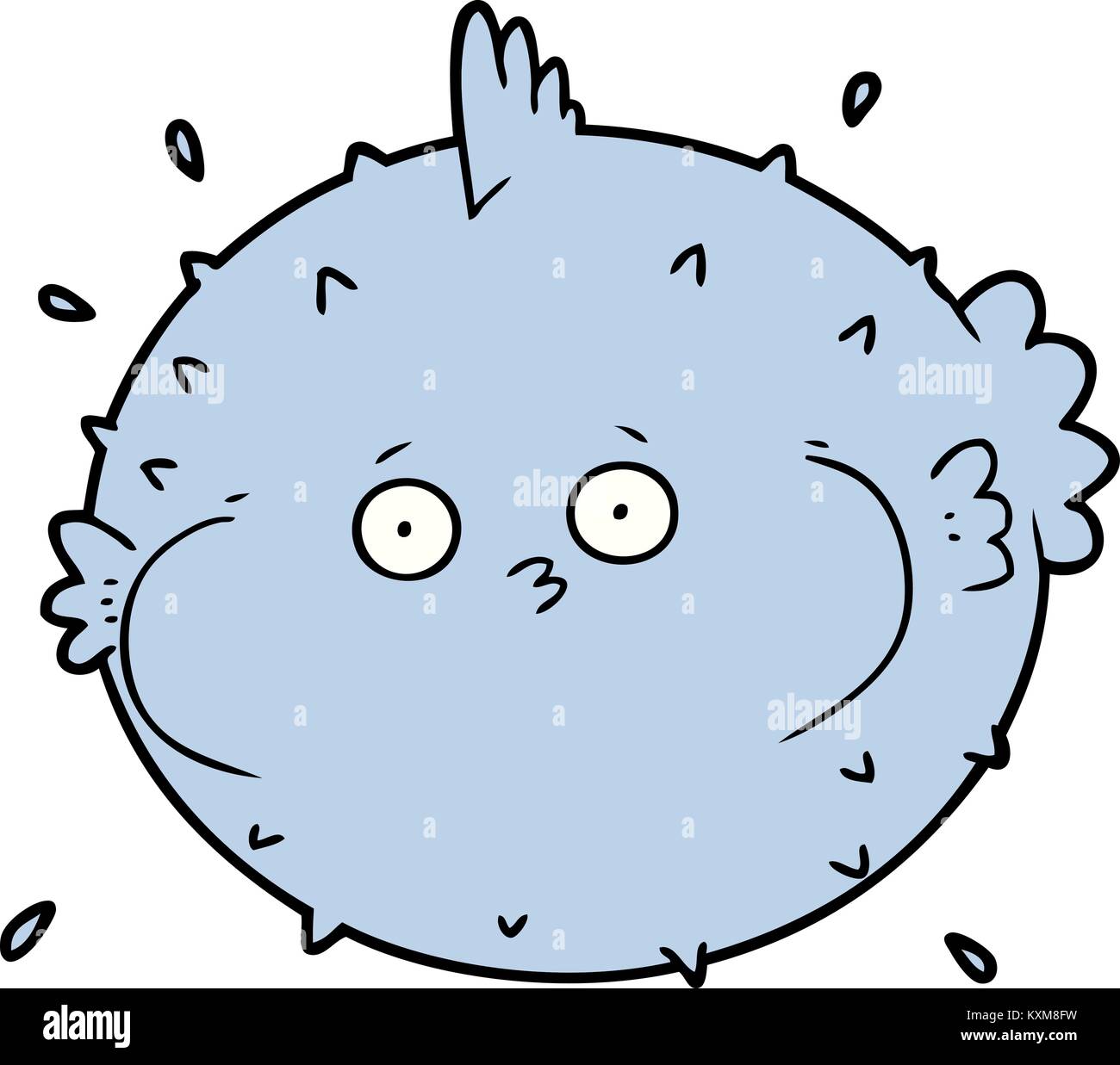 cartoon puffer fish Stock Vector Image & Art - Alamy