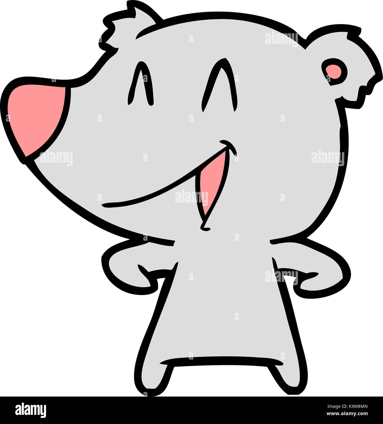 laughing bear cartoon Stock Vector Image & Art - Alamy