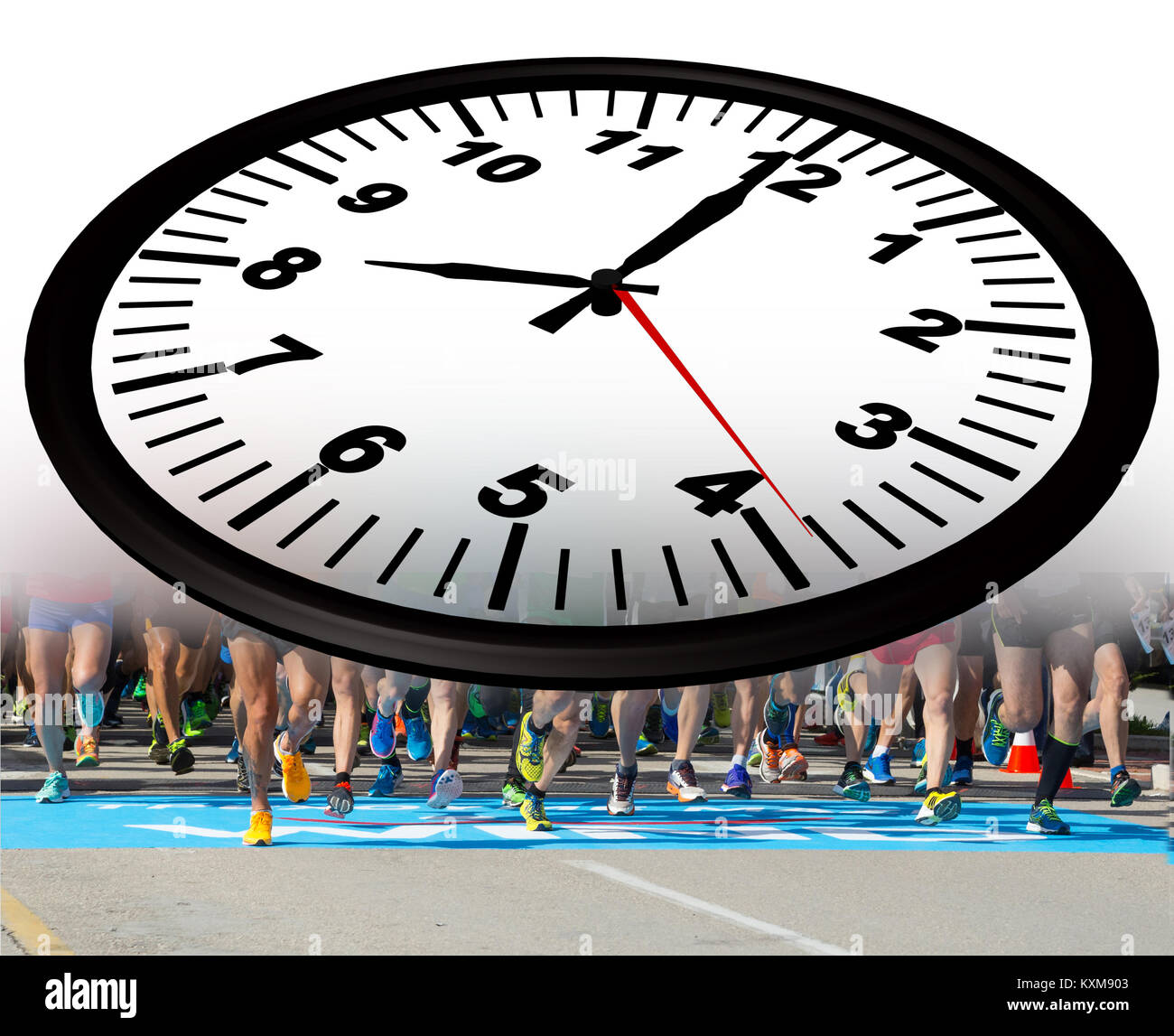 Runner start line hi-res stock photography and images - Alamy