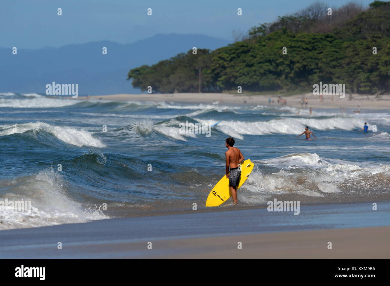 Surfing in Costa Rica Stock Photo - Alamy
