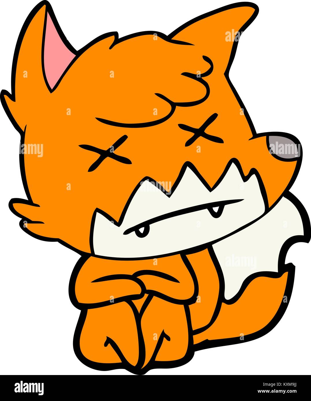 cartoon dead fox Stock Vector Image & Art - Alamy