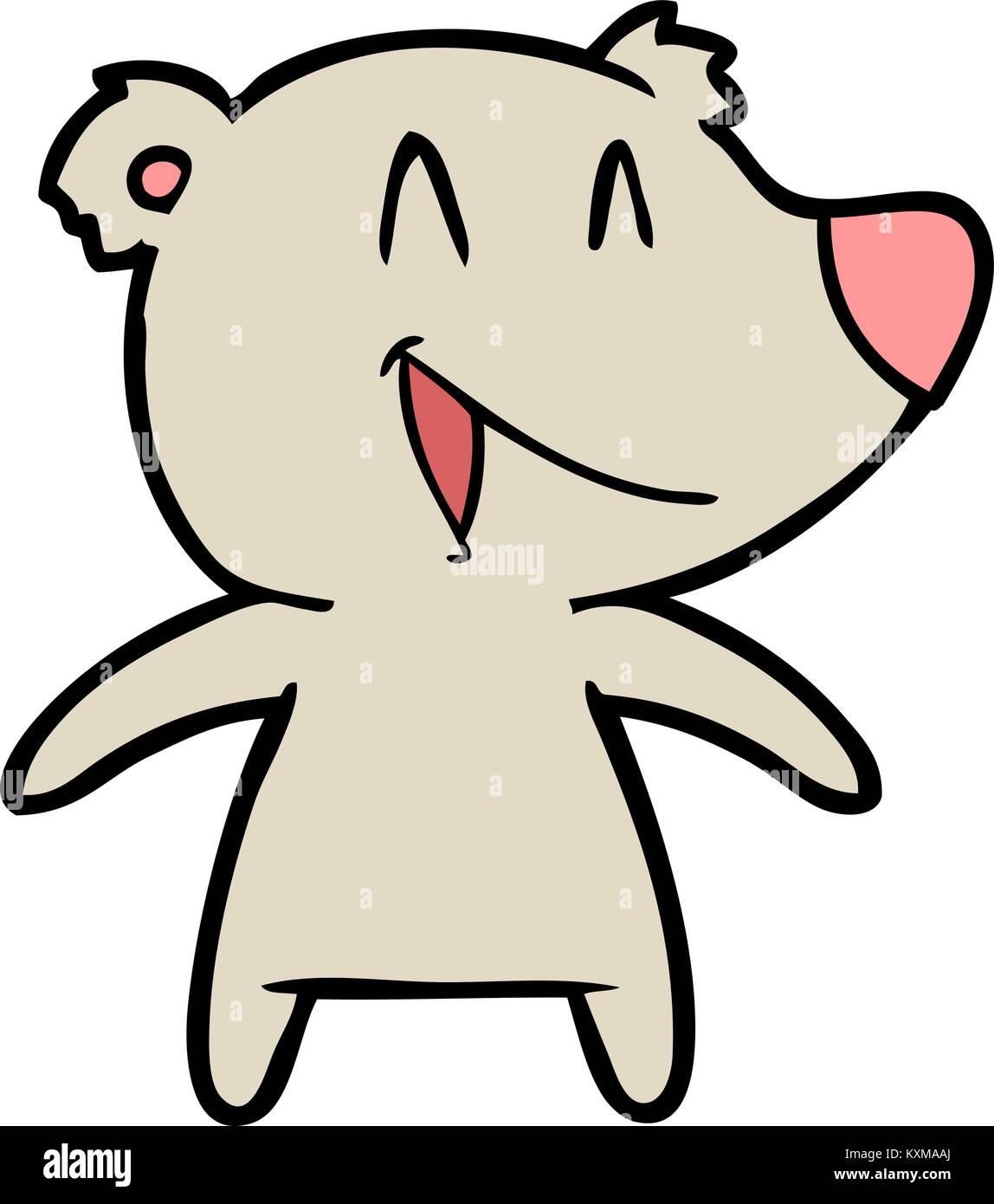 laughing bear cartoon Stock Vector Image & Art - Alamy