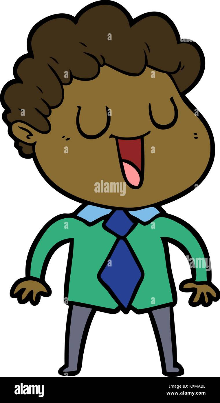 laughing cartoon man Stock Vector Image & Art - Alamy