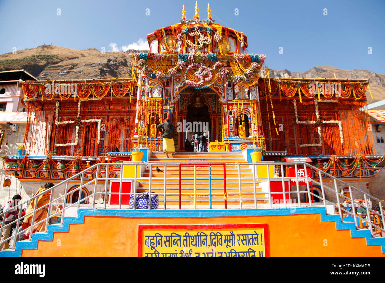 Badrinath temple hi-res stock photography and images - Alamy