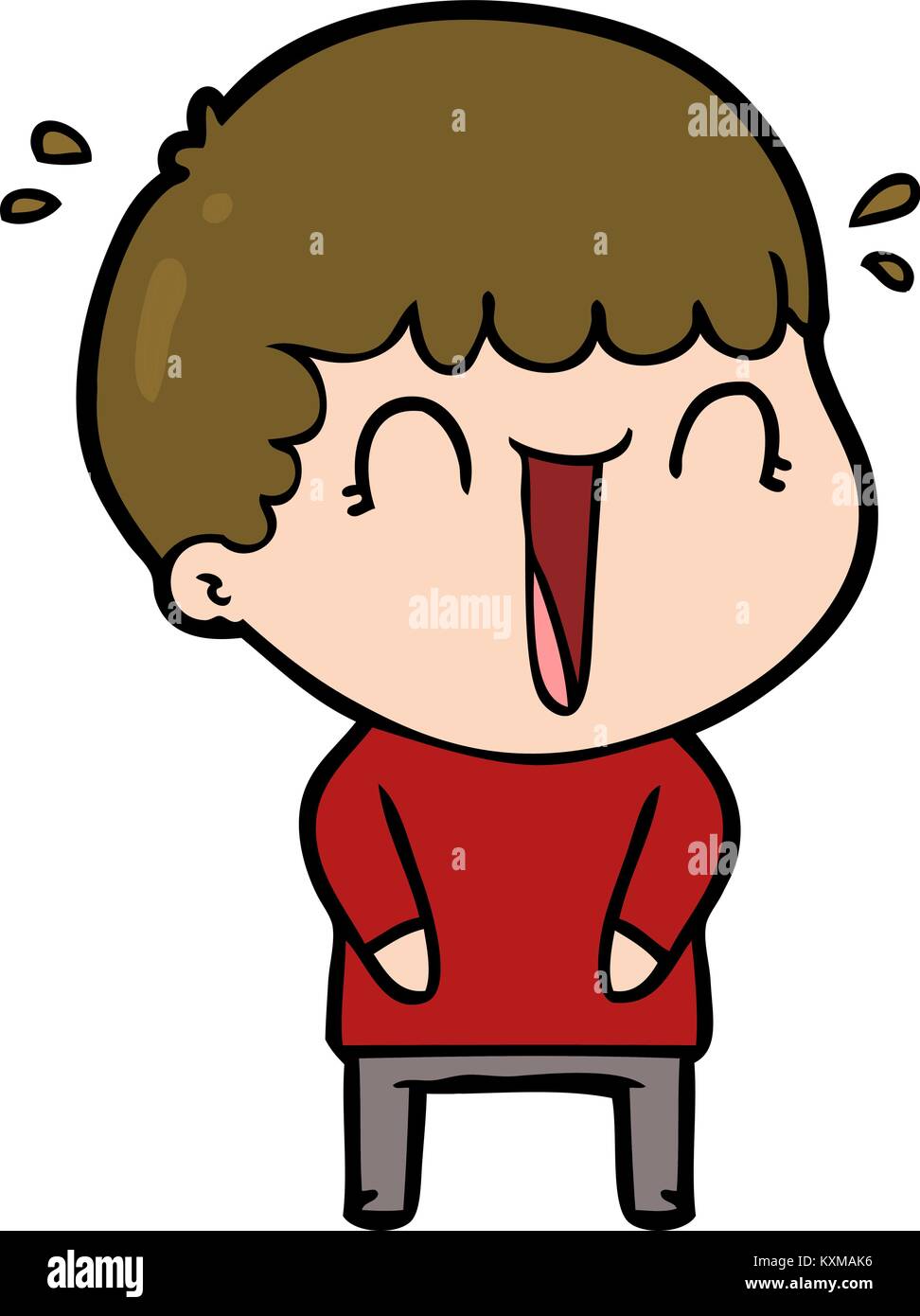 laughing cartoon man Stock Vector Image & Art - Alamy