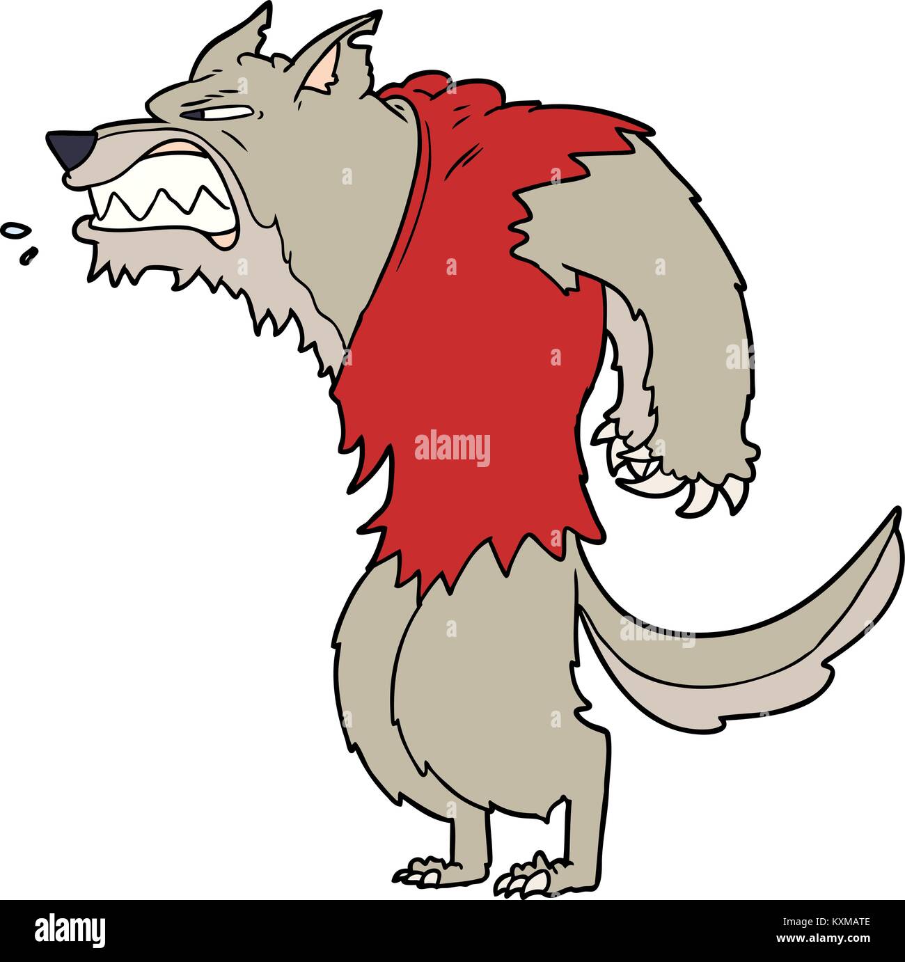 angry werewolf cartoon Stock Vector Image & Art - Alamy