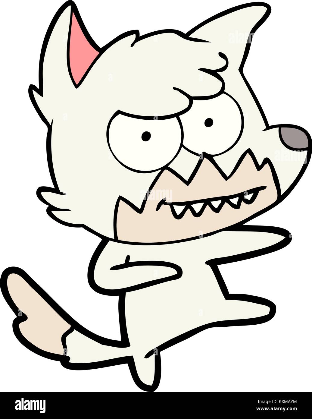 cartoon grinning fox Stock Vector Image & Art - Alamy