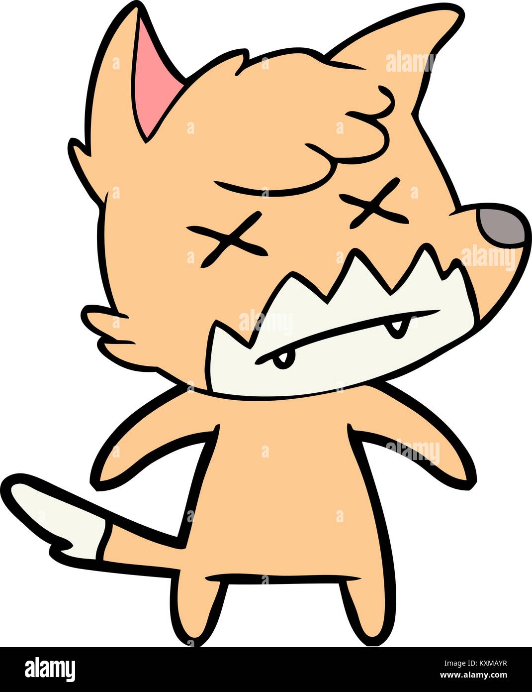 cartoon dead fox Stock Vector Image & Art - Alamy