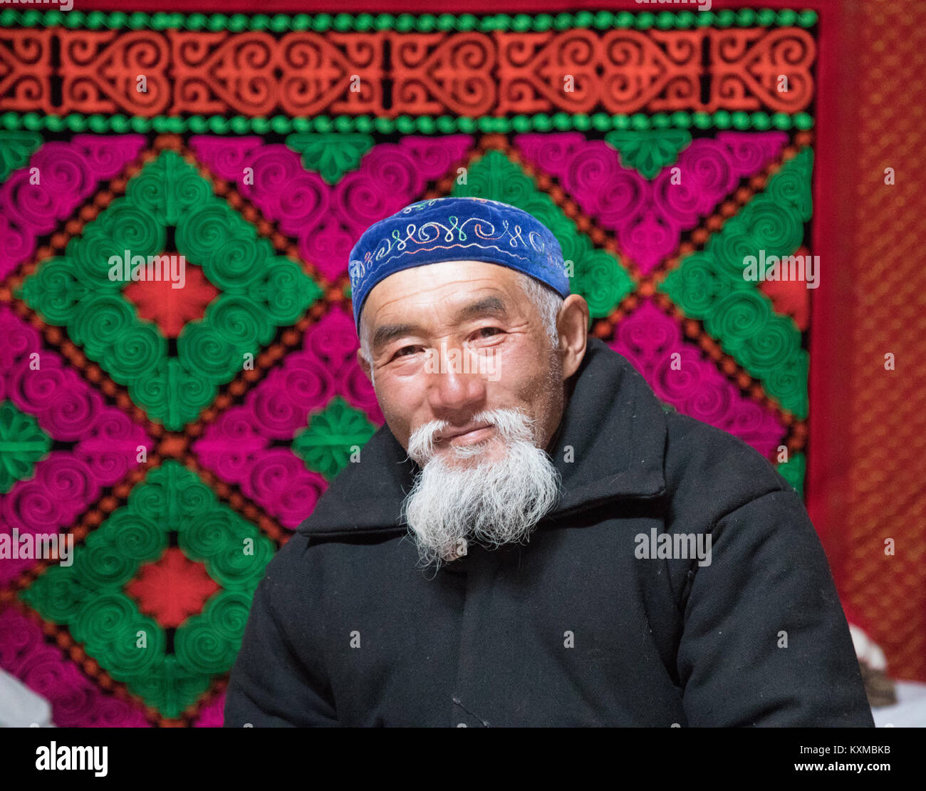 Kazakh portrait hi-res stock photography and images - Alamy