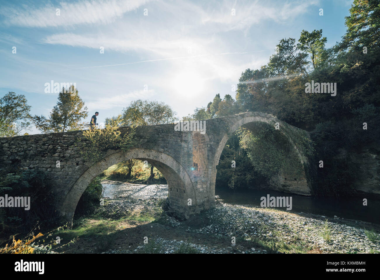 Ancient bridge in Albania Stock Photo - Alamy