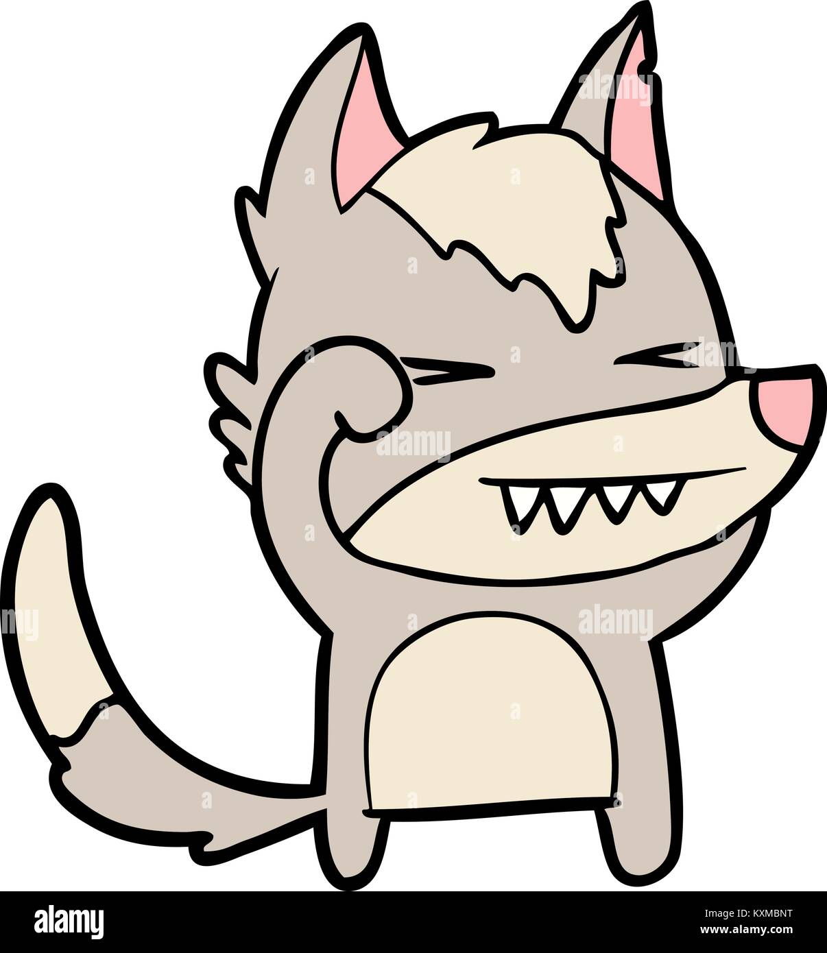 tired wolf cartoon Stock Vector Image & Art - Alamy