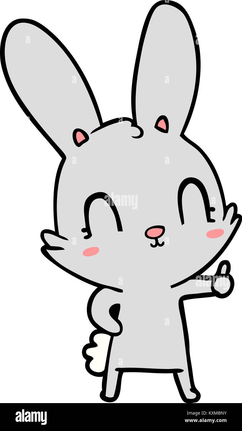 cute cartoon rabbit Stock Vector Image & Art - Alamy