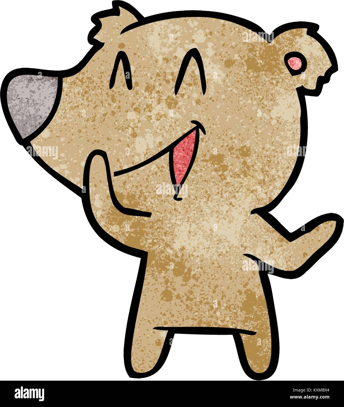 laughing bear cartoon Stock Vector Image & Art - Alamy