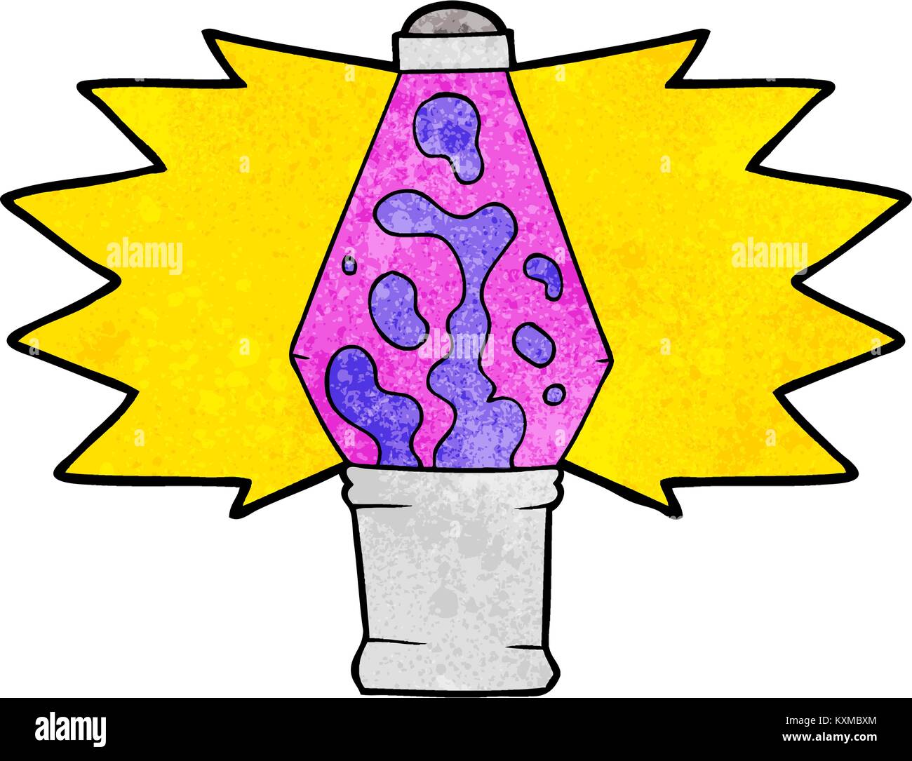 Hand drawn cartoon lava lamp hi-res stock photography and images - Alamy
