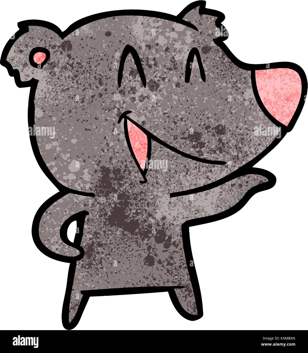 laughing bear cartoon Stock Vector Image & Art - Alamy