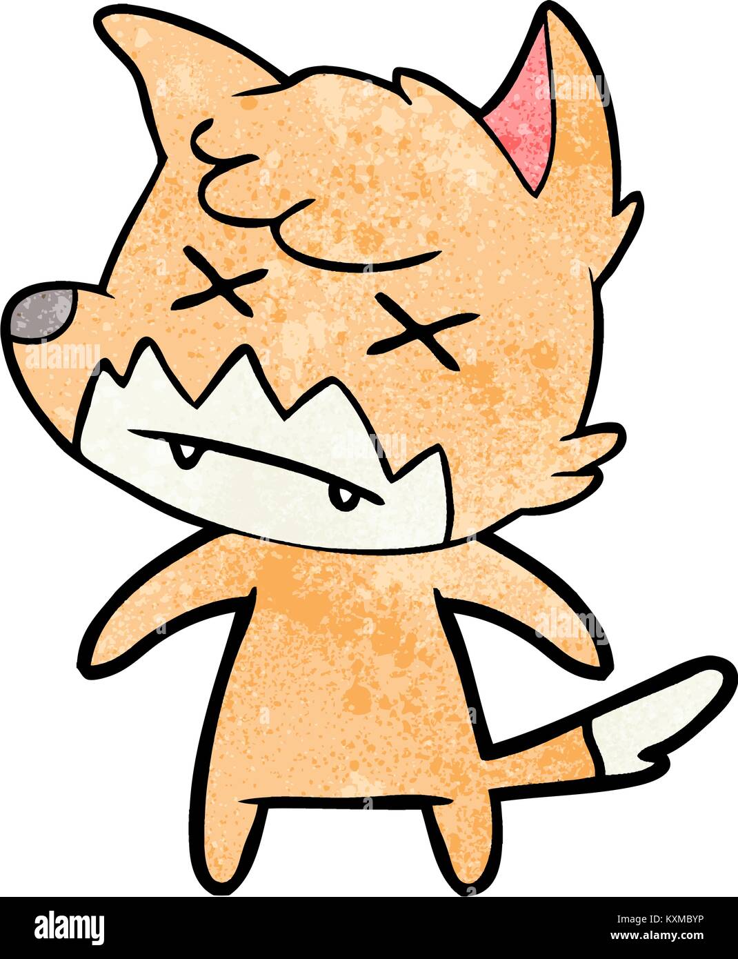cartoon dead fox Stock Vector Image & Art - Alamy